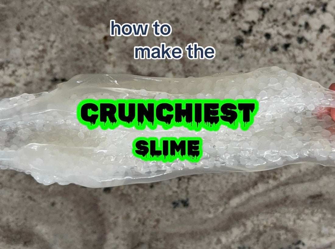 How to Make ASMR Crunchy Slime – The Ultimate Slime Recipe with Poly P ...