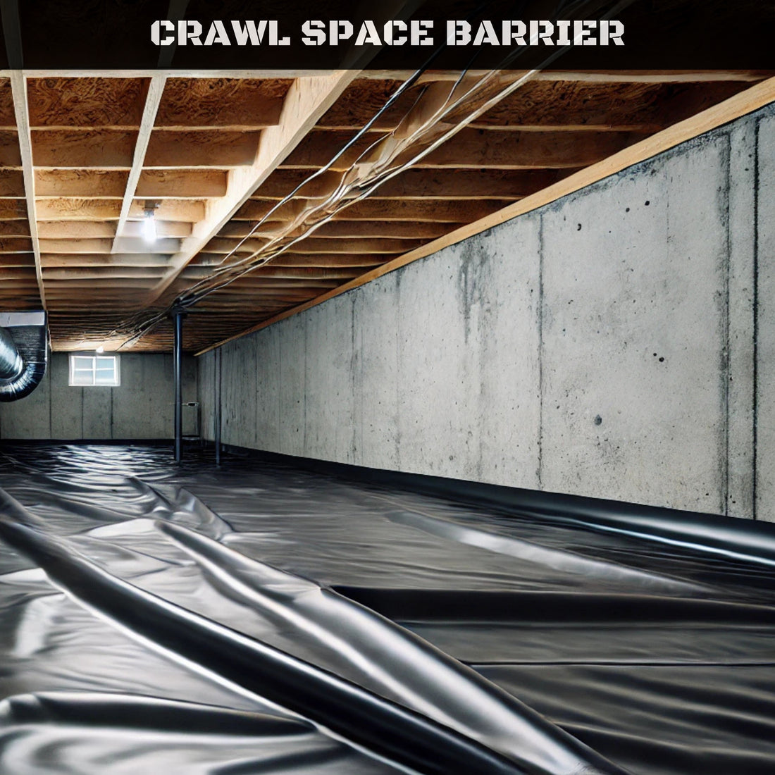 6 MIL Black Plastic Sheeting 20' x 100' – Roly Poly