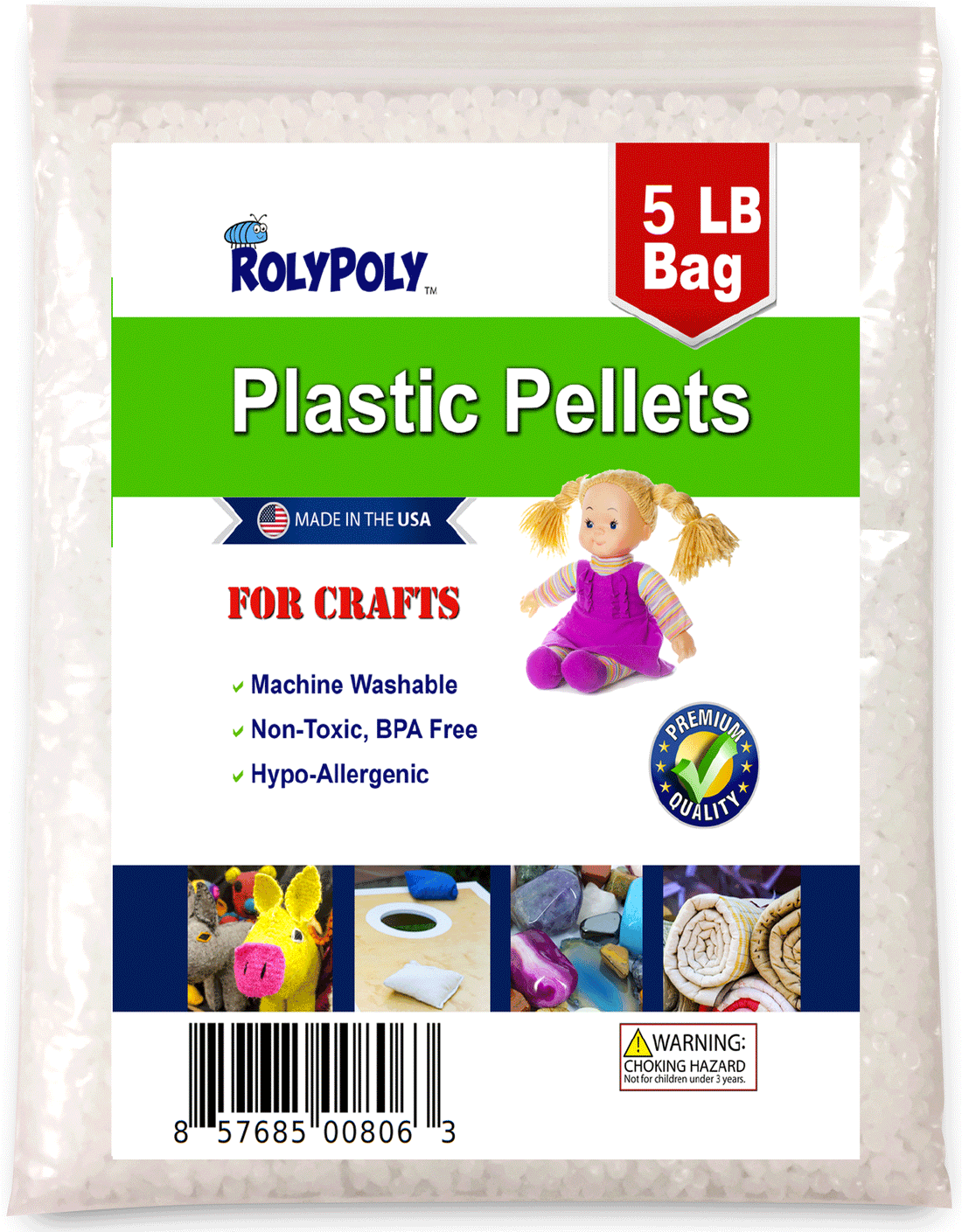 Poly Plastic Pellets for Weighted Blankets - Buy Now – Roly Poly